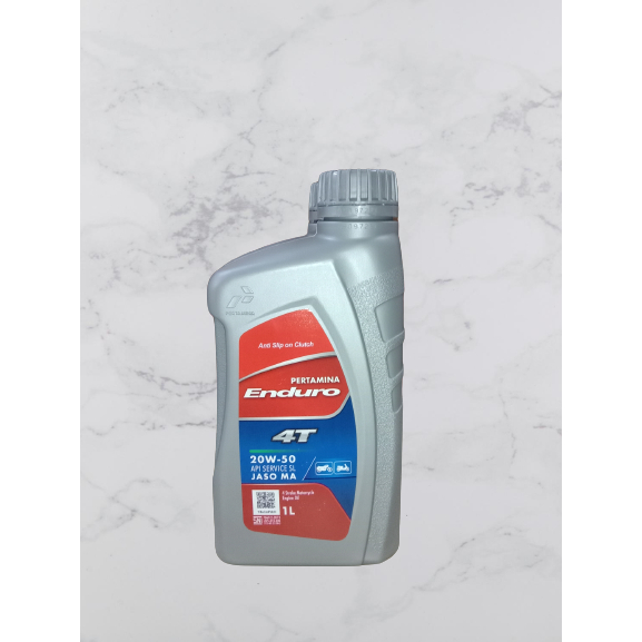 Jual OLI MOTOR PERTAMINA ENDURO 4T 20W 50 API SERVICE SL JASO MA 1L ...