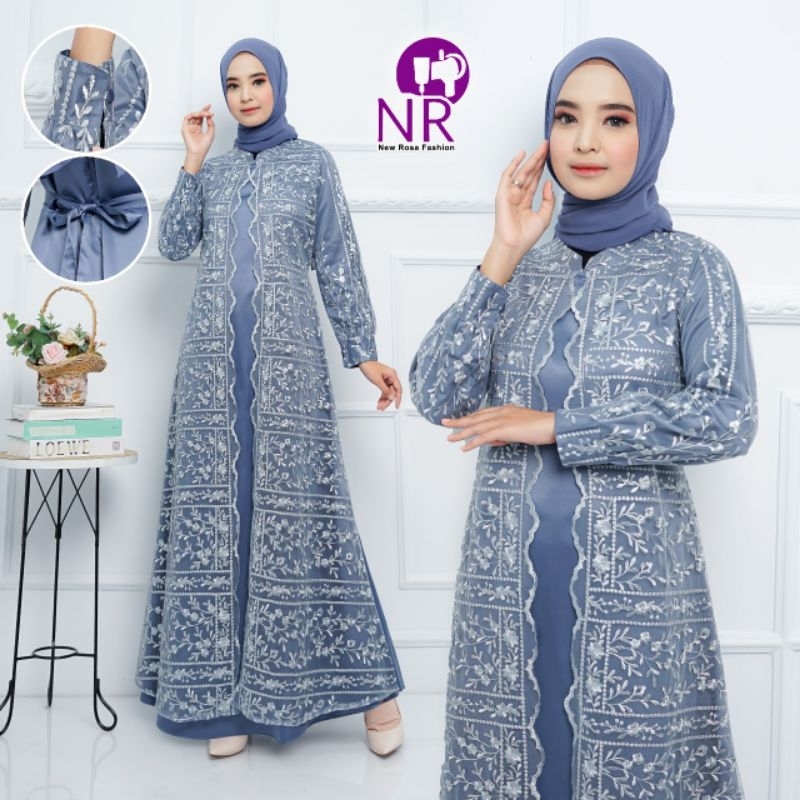 Jual Ayudia Dress Series /Gamis Tile Rompi / Gamis Muslim / Gamis ...