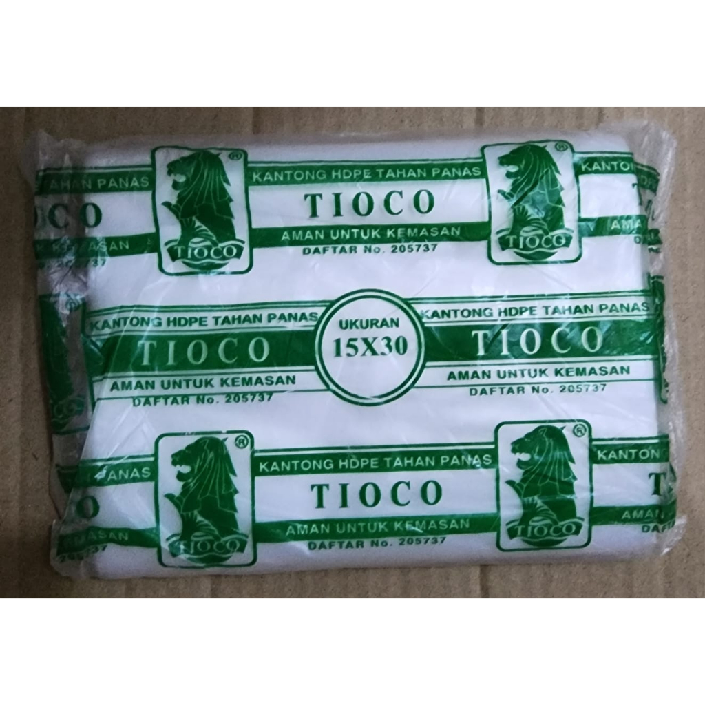 Jual Plastik HD Anti Panas TIOCO Ukuran 15X30 | Shopee Indonesia