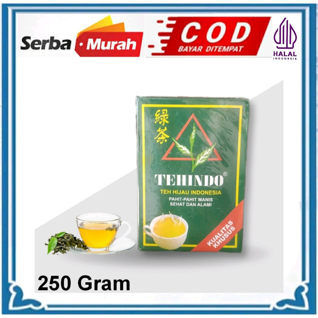 Jual TEH HIJAU INDONESIA TEHINDO PAHIT PAHIT MANIS SEHHAT DAN ALAMI ...
