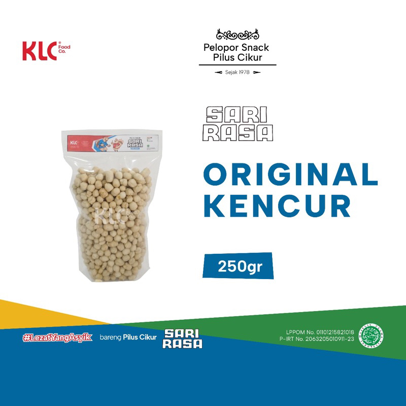 Jual Pilus Cikur / Kencur 250gr Sari Rasa Ori Kencur KLC Food Co ...