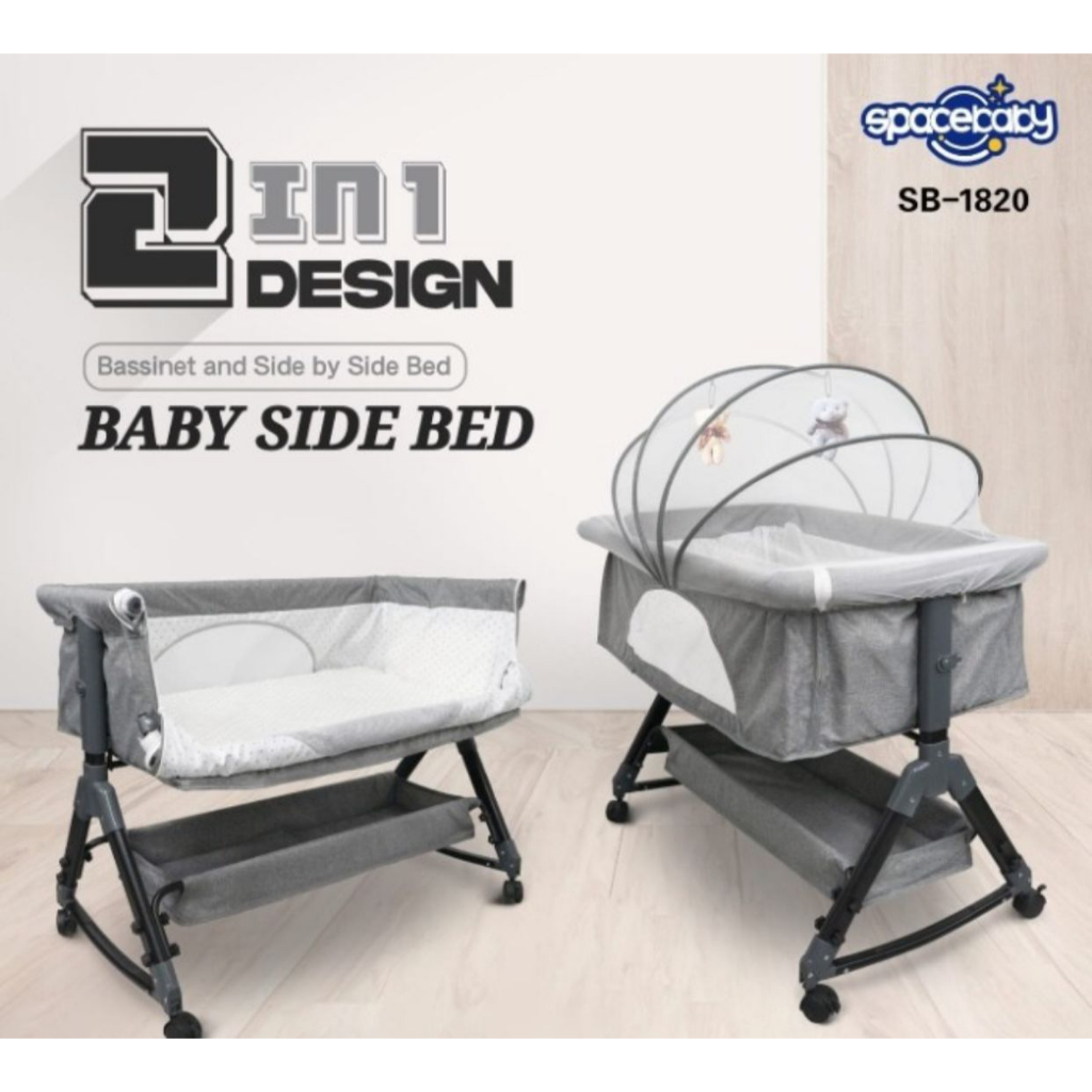 Jual Baby Side Bed Baby Box Spacebaby Tempat Tidur Bayi Baby Bed ...