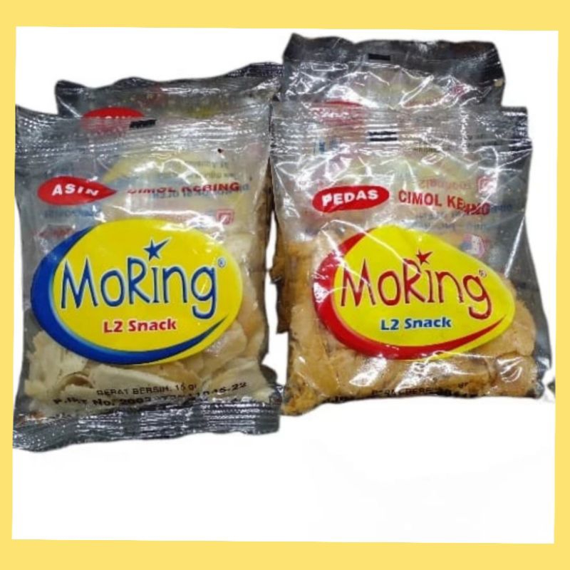 Jual Moring(Cimol Kering)Asin/Pedas Gurih (Kemasan Besar) jajanan Pasar ...
