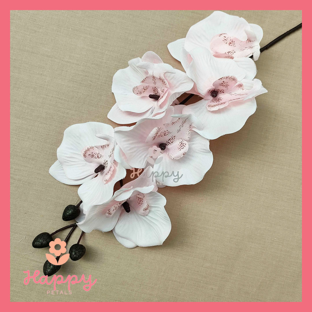 Jual Bunga Anggrek K6 Artificial Orchid Wedding Dekorasi Bunga Plastik ...