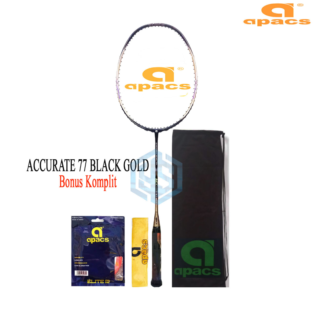 Jual Raket Badminton Apacs Accurate 77 Bonus Komplit Raket Apacs ...