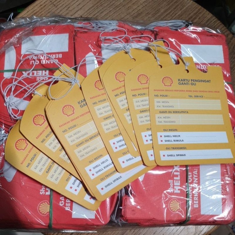 Jual Kartu kilometer pengingat ganti oli mobil | Shopee Indonesia