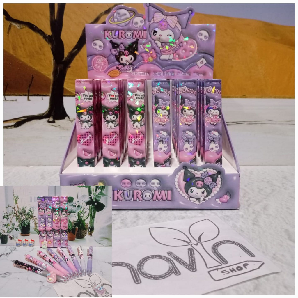 Jual PEN GEL lucu isi random SANRIO KUROMI CINNAMOROLL isi mystery ...