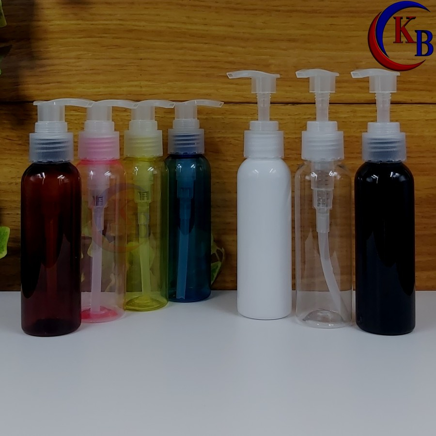 Jual BOTOL PUMP LOTION 100 ML CLEAR NECK 24 / BOTOL PLASTIK PET BR 100ML | Shopee Indonesia