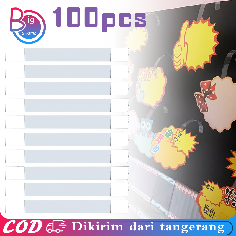 Jual 100pcs/Set Wobbler Promosi Mika Label Harga Rak Toko 14cm Display ...