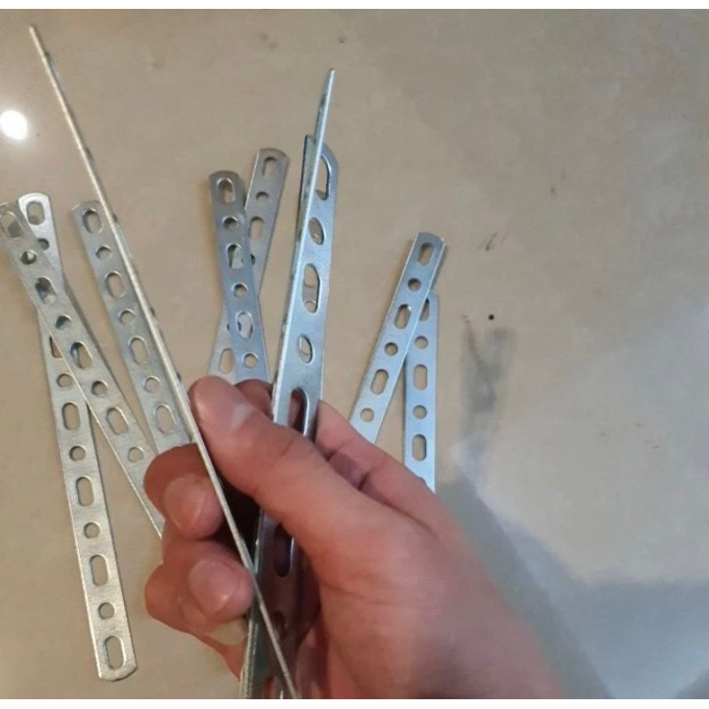 Jual Besi Plat Bolong Lobang Universal breket besi plat bolong plat ...