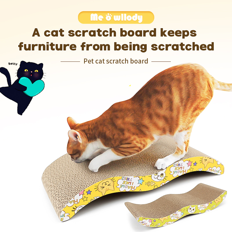 Jual Papan Garuk Kucing Mainan Cat Scratch Board Extra Tebal Garukan ...