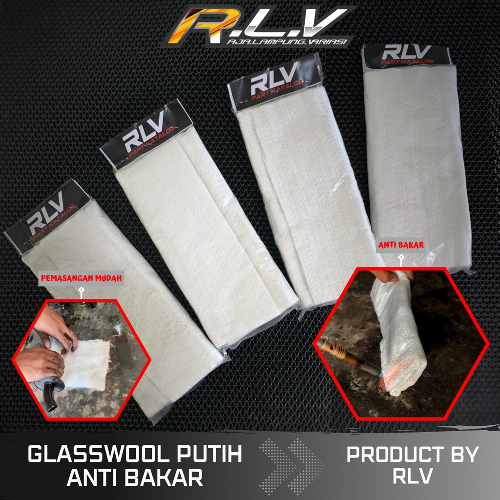 Jual Glasswool Gasbul Knalpot Anti Bakar Gaswool Knalpot Motor | Shopee ...