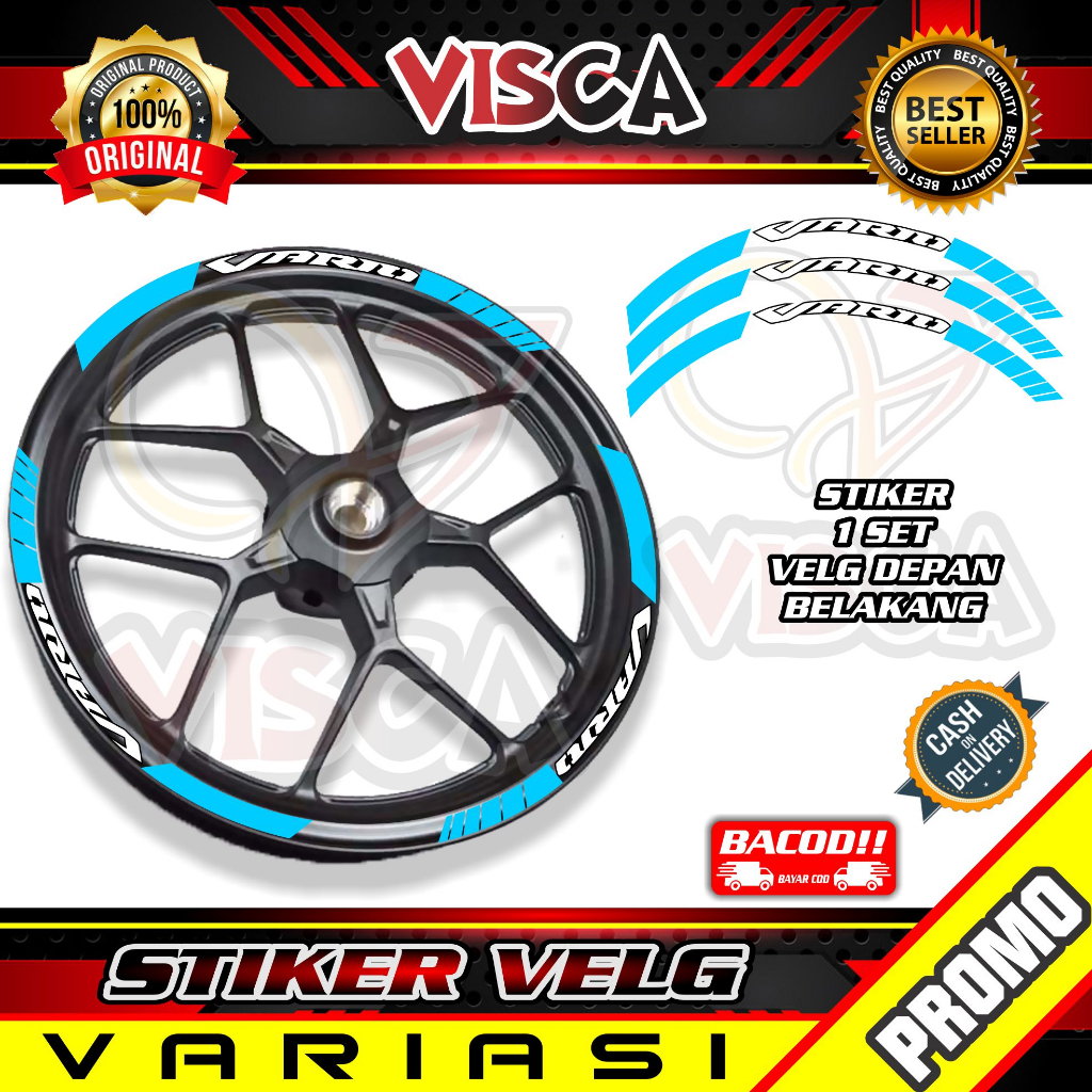Jual Stiker Velg List Velg Motor Stiker Velg Variooo | Shopee Indonesia
