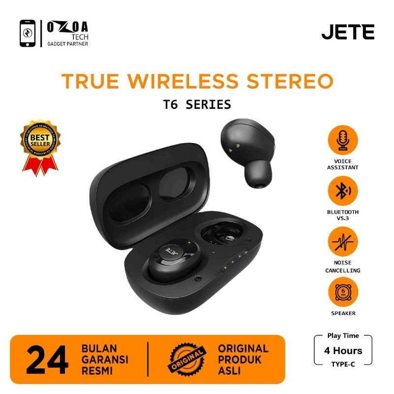 Jual JETE TWS T6 SERIES (NEW) JETE PONTIANAK | Shopee Indonesia