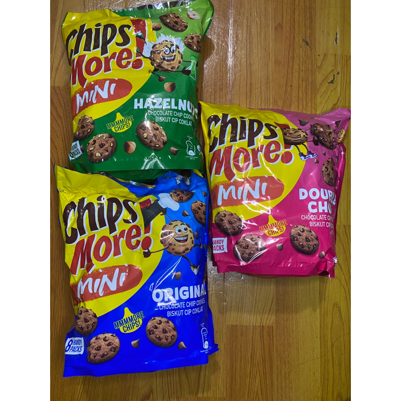 Jual CHIPS MORE CHIPSMORE MINI DOUBLE CHOC CHOCO HAZELNUTS ORIGINAL ...
