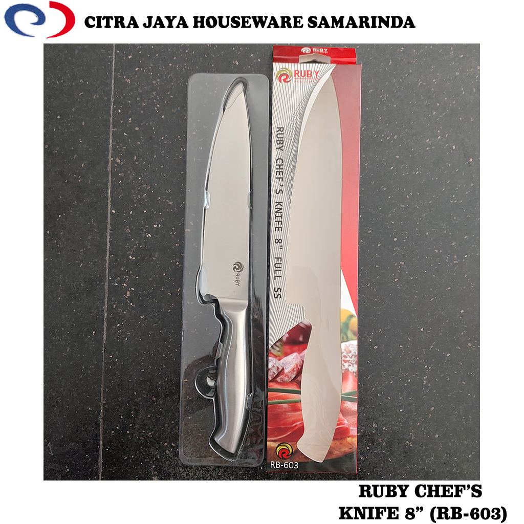 Jual Pisau Chef Ruby 8" RB-603 | Shopee Indonesia