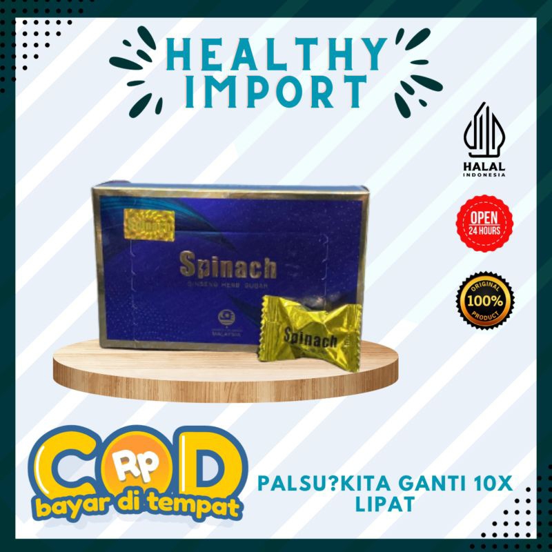 Jual Spinach Candy Original 1box 30pcs BPOM | Shopee Indonesia