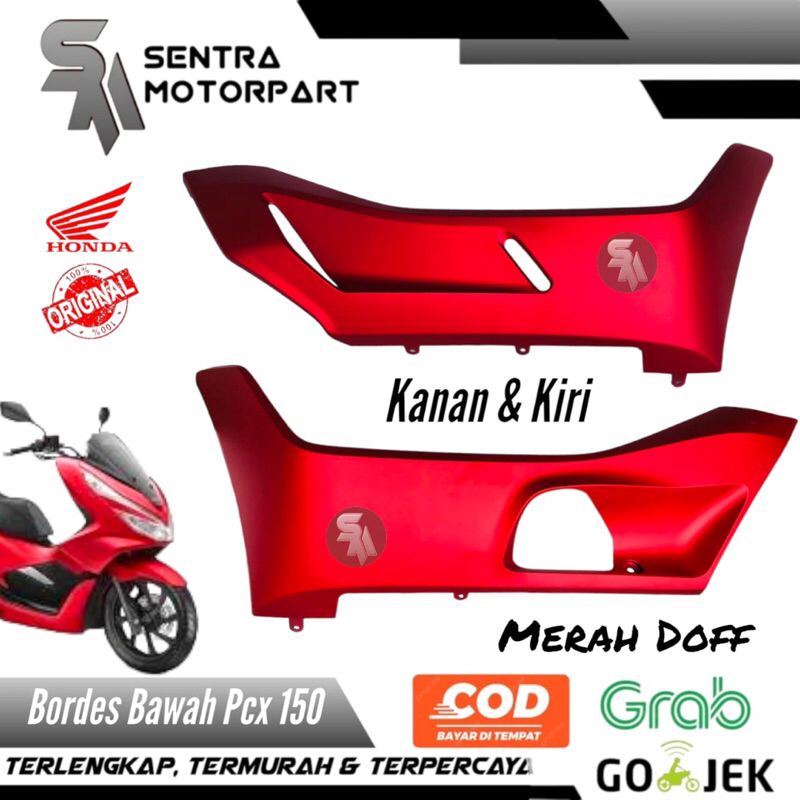 Jual Cover under dek bordes bawah pcx150 pcx 150 merah doff dop ...