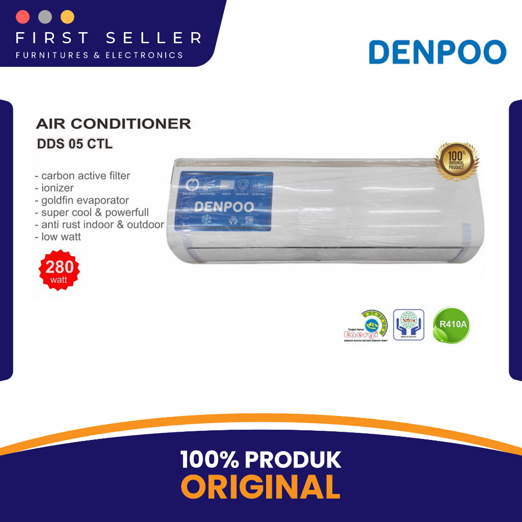 Jual DENPOO AC SPLIT DDS 05CTL / DDS 05 CTL (1/2 PK) | Shopee Indonesia