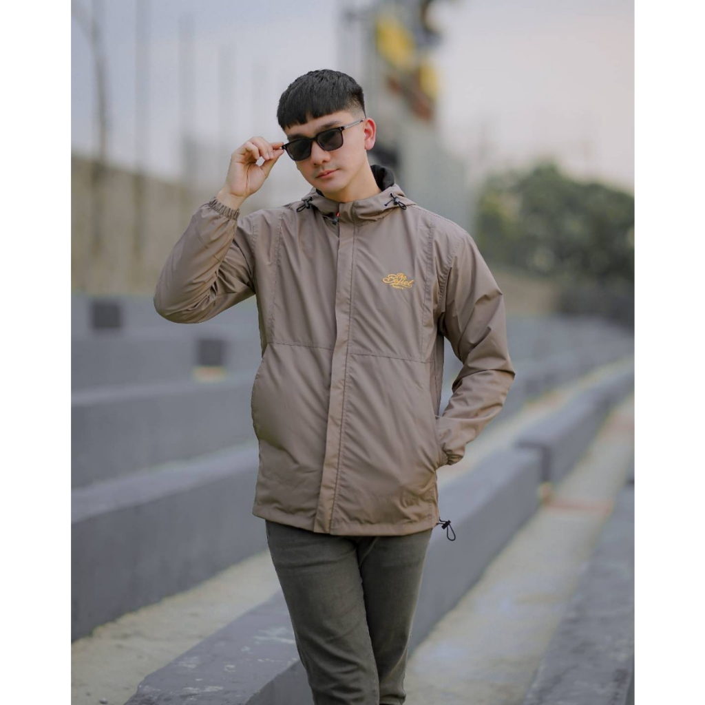 Jual bee_jayacloth [Bisa Cod] Jaket Pria Parasut Outdoor Simple BLD ...