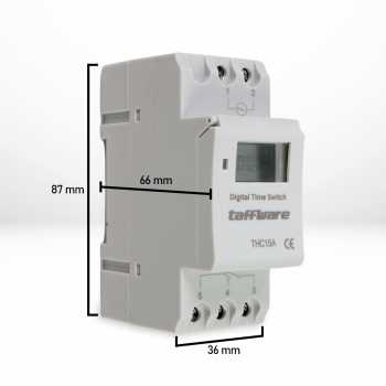 Jual Taffware MCB Timer Programmable Switch Relay 16A 220V 2000W ...