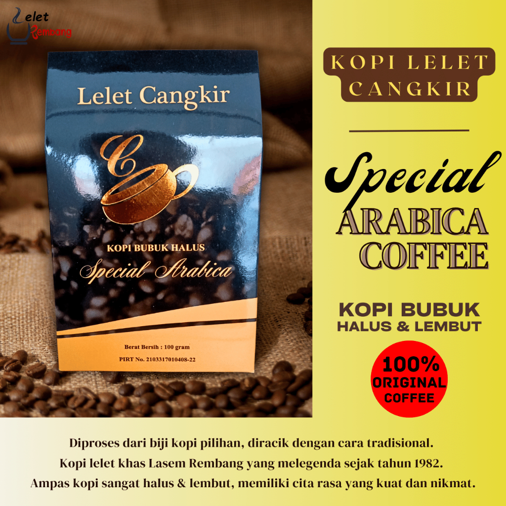 Jual KOPI LELET CANGKIR ARABICA SPECIAL / kopi lelet Lasem Rembang ...