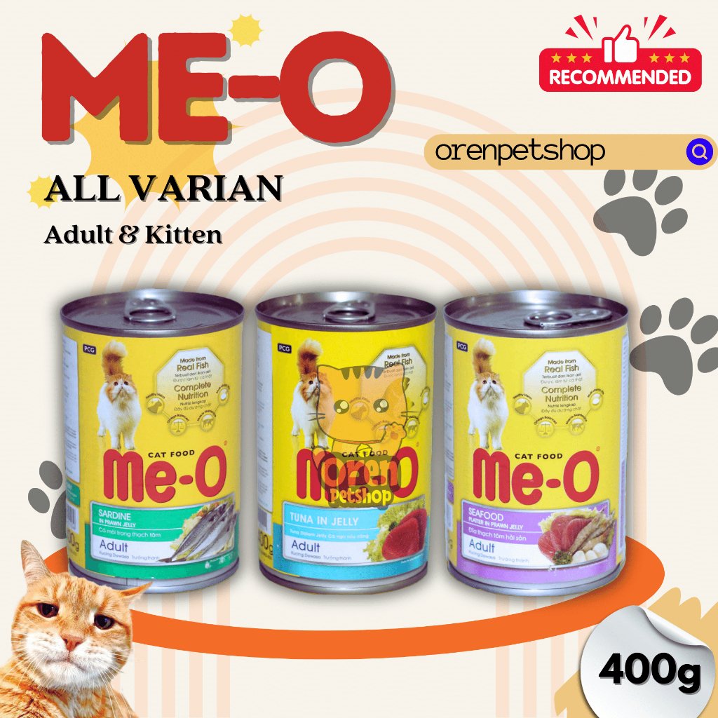 Jual Meo Kaleng Tuna dan Seafood Meo Wetfood 400gr Seafood Makanan ...