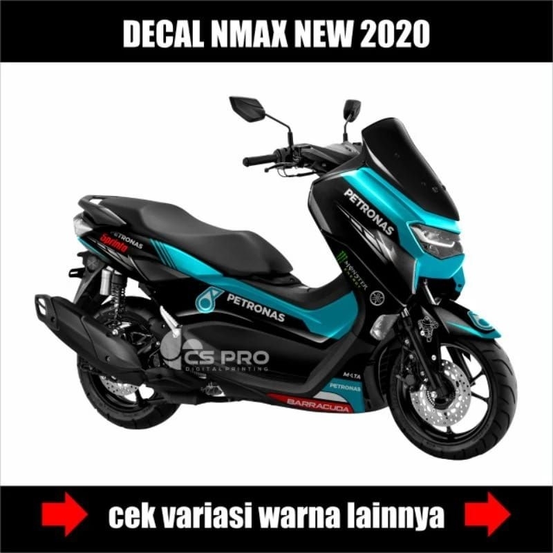 Jual DECAL NMAX BARU EDISI PETRONAS / STIKER DECAL YAMAHA ALL NEW NMAX ...