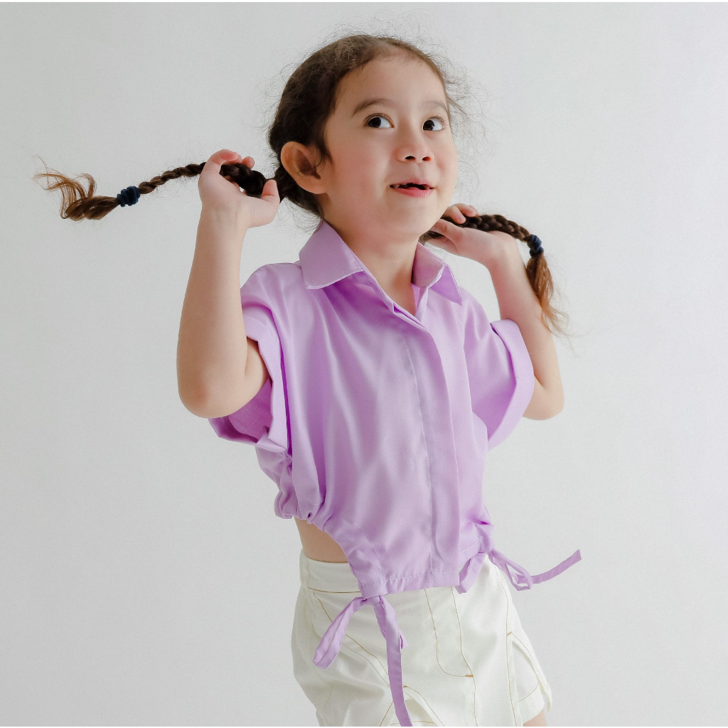 Jual ZIEL KIDS - Juvia Crop Top / Atasan Anak Perempuan / Atasan Anak ...