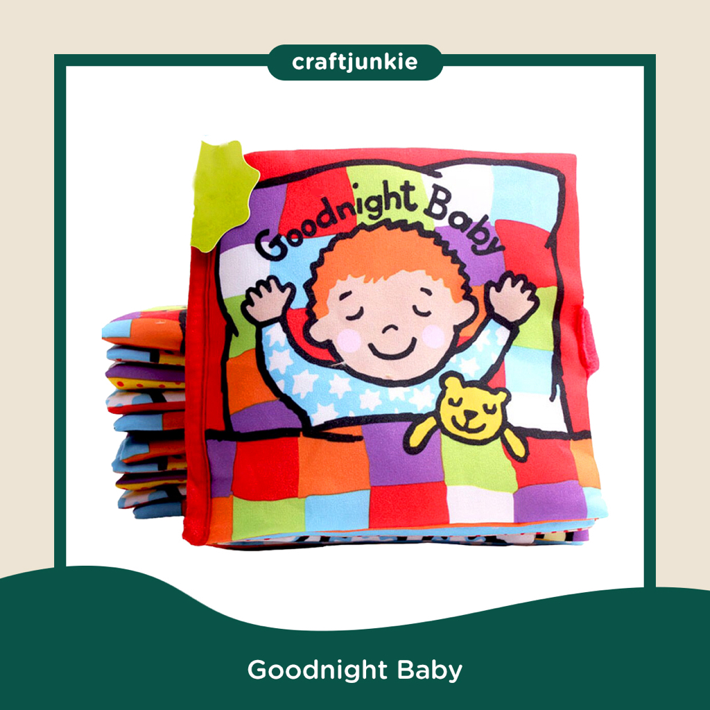 Jual Softbook Goodnight Baby (Busy Book/Buku Kain Edukasi/Kado Bayi ...