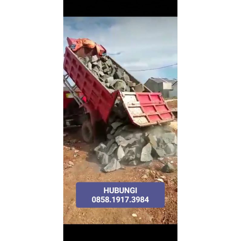 Jual Makadam Abu Batu Batu Belah Pasir Cor Split Limestone Basecourse ...