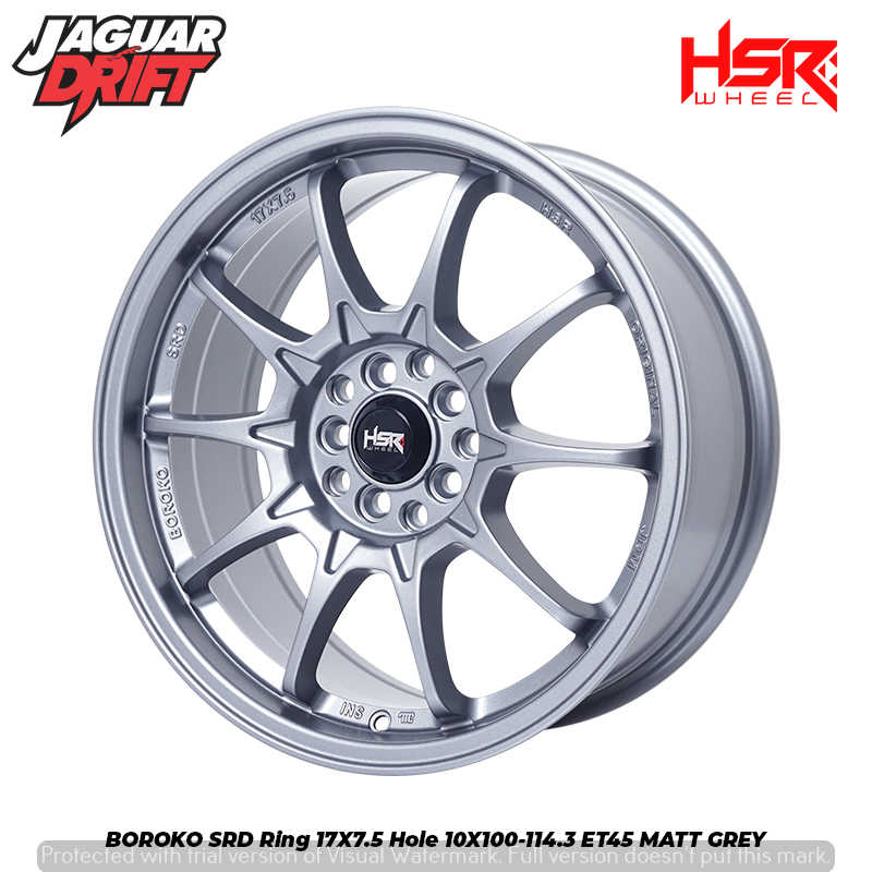 Jual VELG MOBIL HSR RING 17 BOROKO SRD MODEL JARI - HRV CIVIC INNOVA XPANDER | Shopee Indonesia