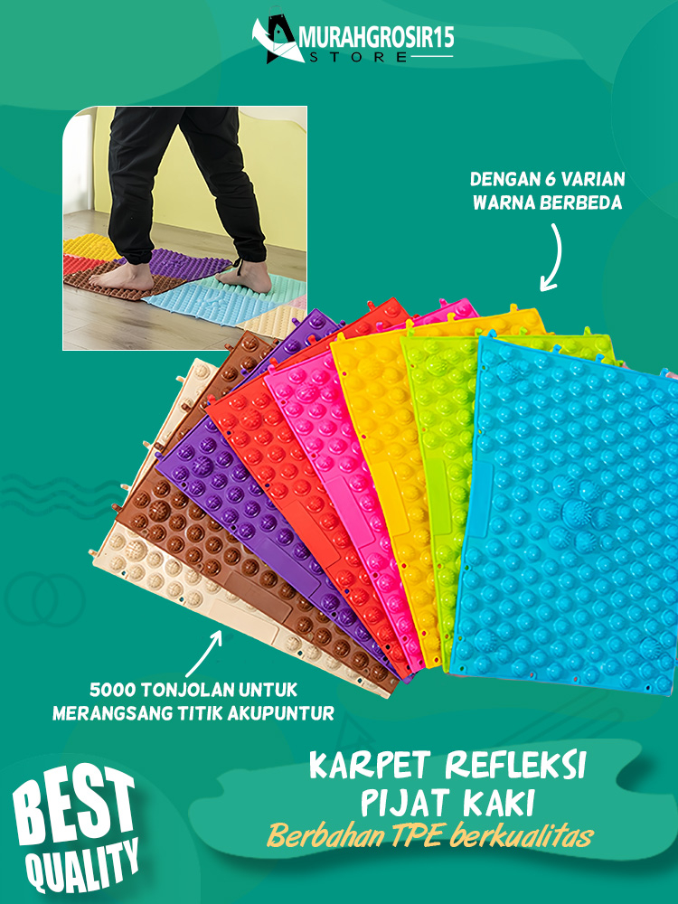 Jual Keset Pijat / Terapi Kaki / Alat Terapi Kaki / Karpet Refleksi ...