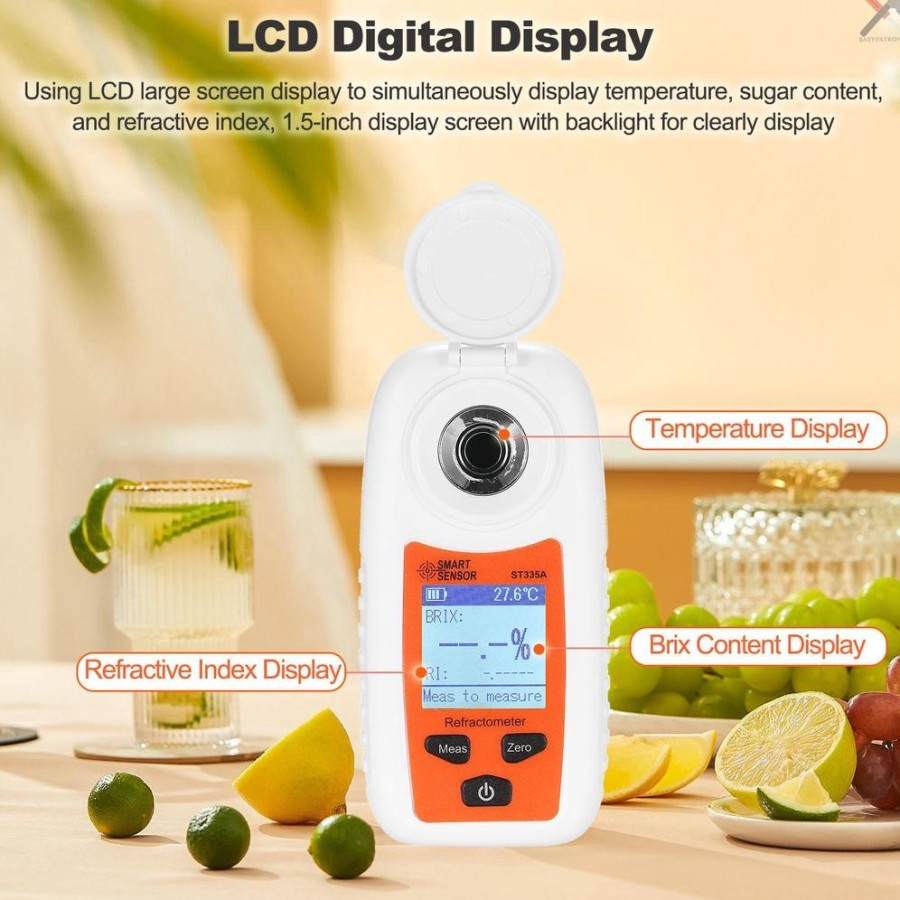 Jual Smart Sensor ST335A Lcd Digital Refractometer Portable ...
