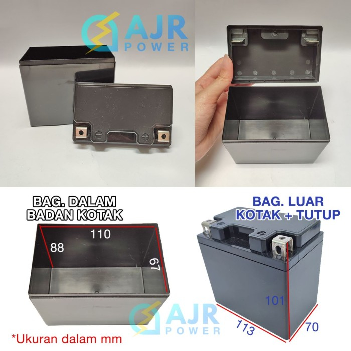 Jual Box Kotak Aki Accu Lithium GTZ6V GTZ7V sepeda Listrik UPS Sprayer ...