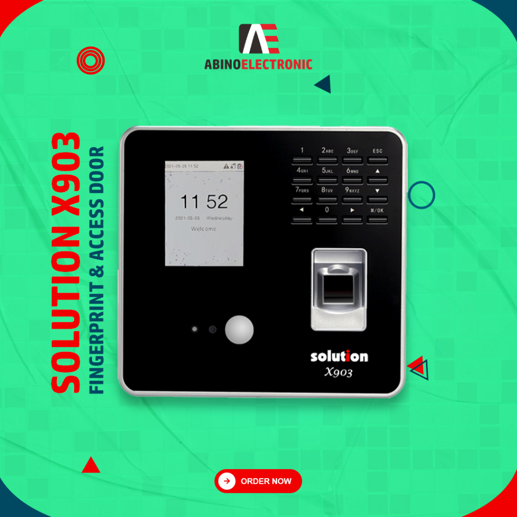 Jual Fingerprint Solution X903 Mesin Absensi Sidik Jari Kantor Bank Hotel | Shopee Indonesia