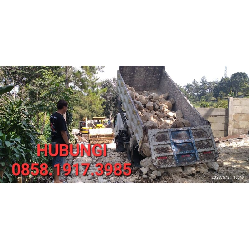 Jual Split Batu Belah Sirdam Sirtu Pasir Pasang Pasir Cor Makadam abu ...