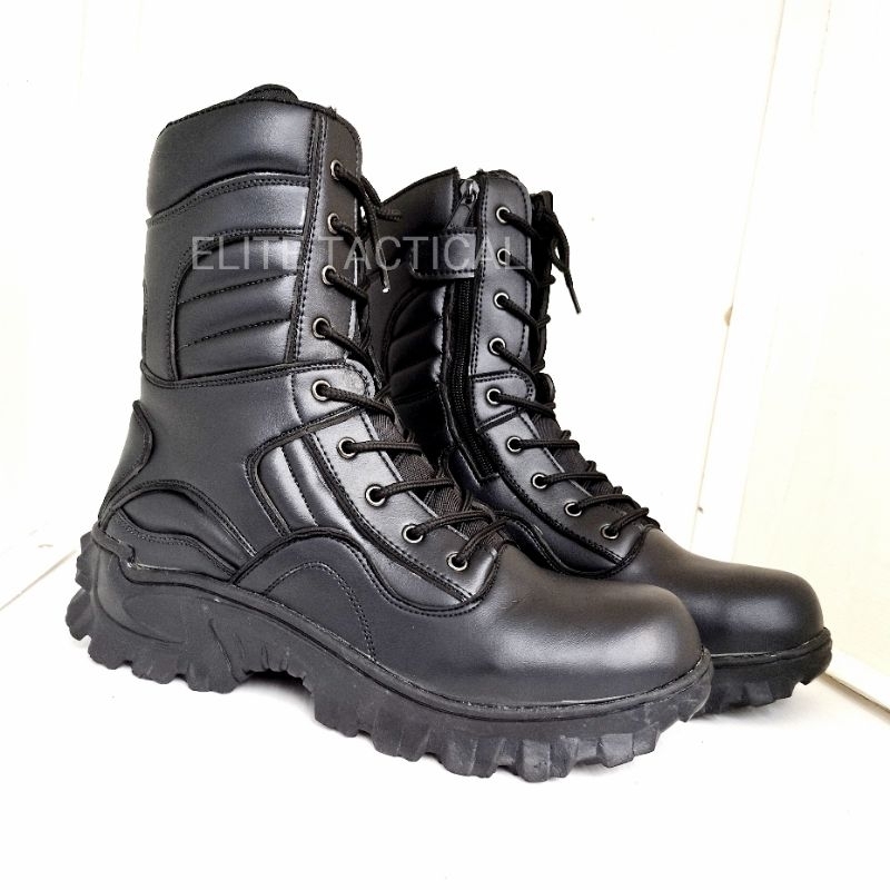 Jual Sepatu pdl TNI scurity tactical Safety Ujung besi Boots Terbaru ...