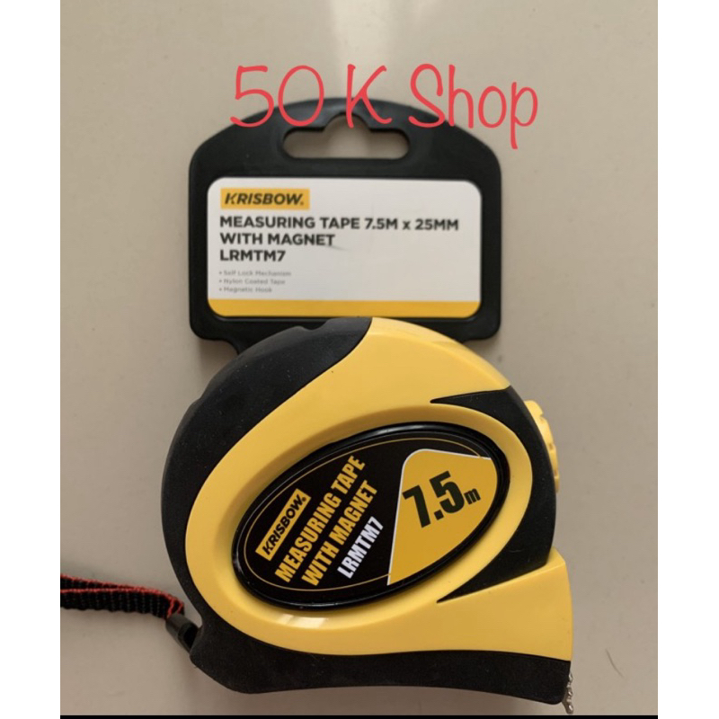 Jual Meteran / Measuring Tape 7.5 M with Magnet merk Krisbow | Shopee ...