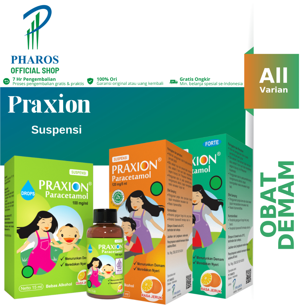 Jual Praxion Forte Sirup / Praxion Suspensi / Praxion Drop / Pereda ...