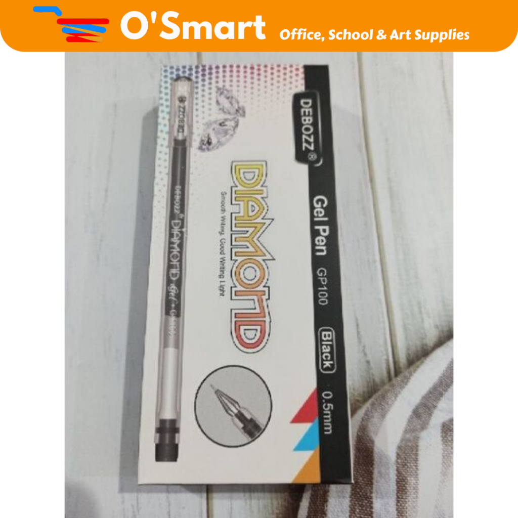Jual PENA DEBOZZ DIAMOND GP-100 HITAM ( PCS ) | Shopee Indonesia