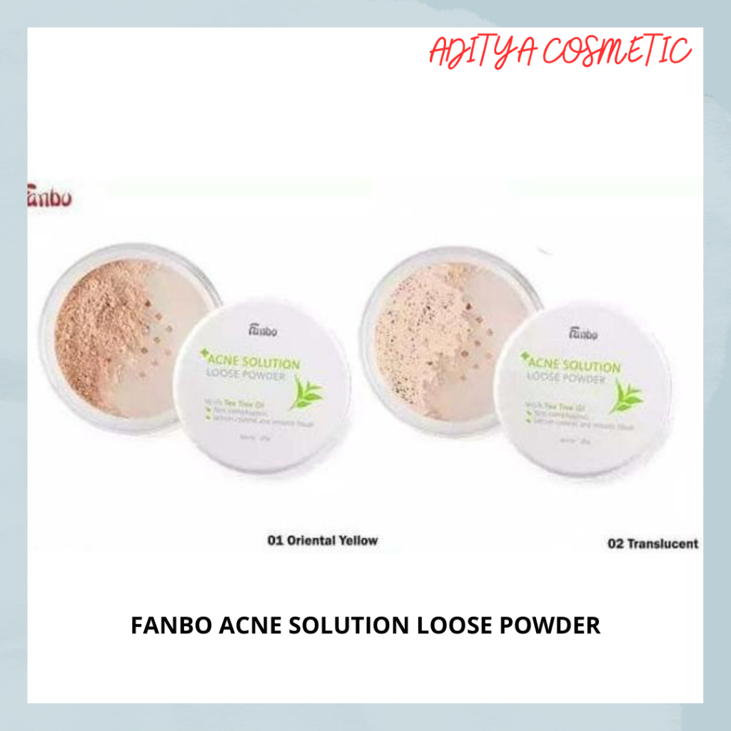 Jual FANBO ACNE SOLUTION LOOSE POWDER | Shopee Indonesia