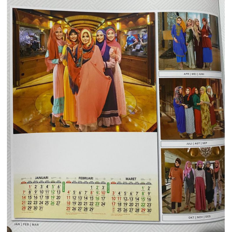 Jual KALENDER CATUR WULAN AO dinding 1 lembar 4 bulan 2024 | Shopee ...