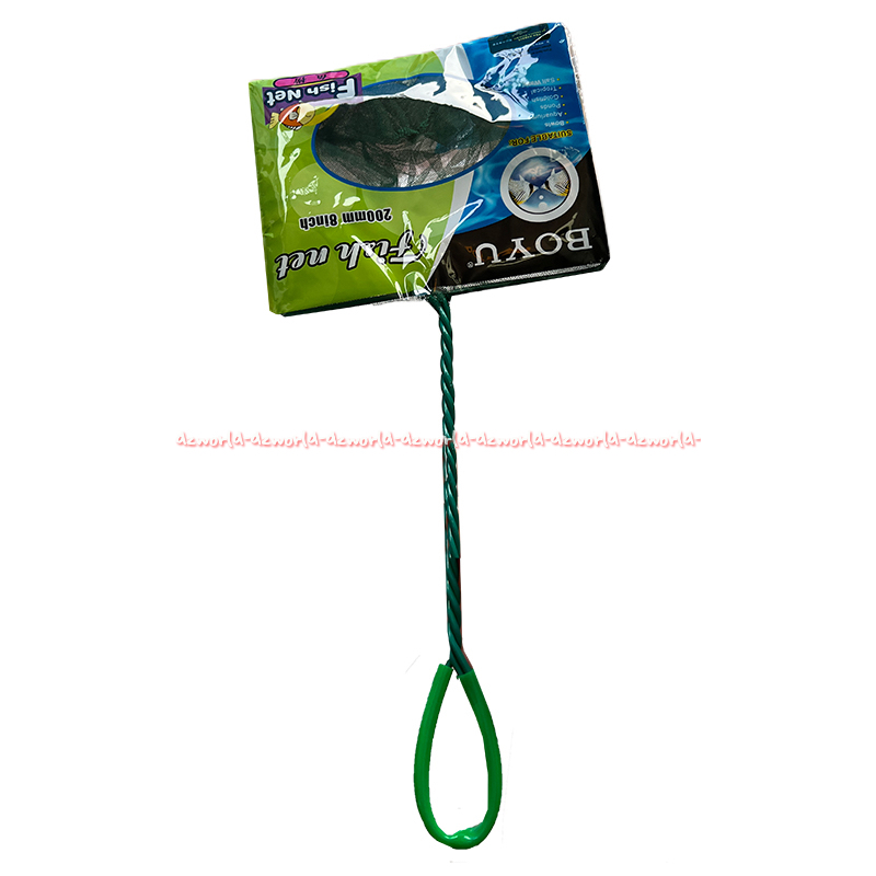 Jual Boyu Fish Net 200mm 8inch Jaring Ikan Warna Hijau Alat Penangkap ...