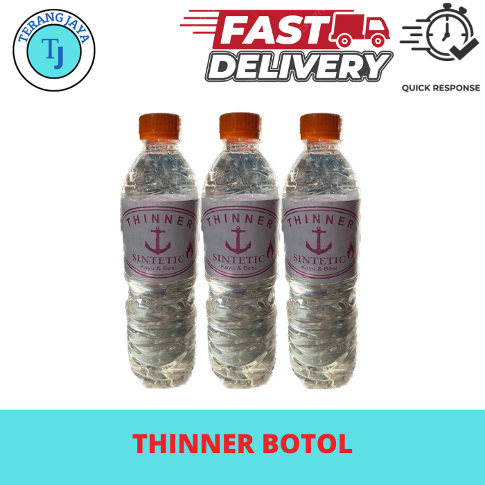 Jual Thinner Botol +- 600 ml (BENTUK KEMASAN RANDOM !!!) | Shopee Indonesia