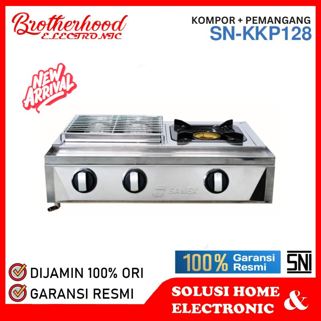 Jual (BISA COD) SANEX PEMANGGANG BBQ GAS SN-KKP128 / SN-KP04 / SN-KP03 / SN-KP02 [ 2/3/4 TUNGKU ...