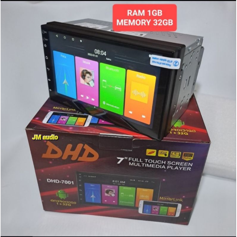 Jual Head unit Tv android 7inch DHD-7001 RAM 1+32GB body panjang ...