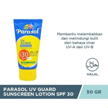 Jual Parasol Uv Guard Moisturizing Sunscreen Lotion Spf 30 Pa++ 50 Ml ...