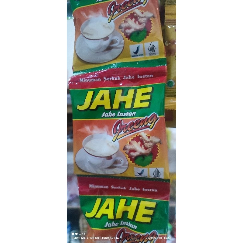 Jual 10 Sachet Jahe Jreeng Jahe Instan Bubuk | Shopee Indonesia
