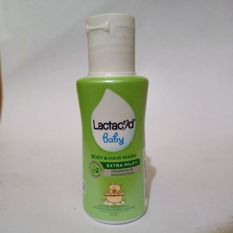 Jual LACTACYD Baby Extra Milky 2in1 Body Wash & Shp 60ml | Shopee Indonesia